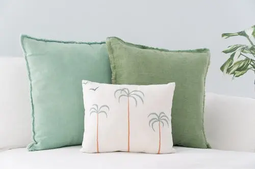 Anaya Soft Linen Euro Pillow With Down Alternative Insert
