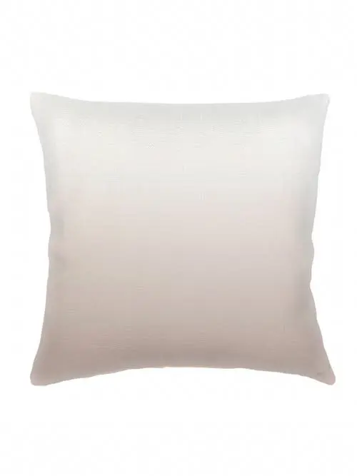 Anaya Ombre Linen Pillow With Down Insert - Beige