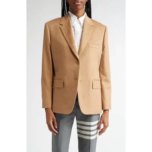 Thom Browne Classic Hair Sport Coat - Camel
