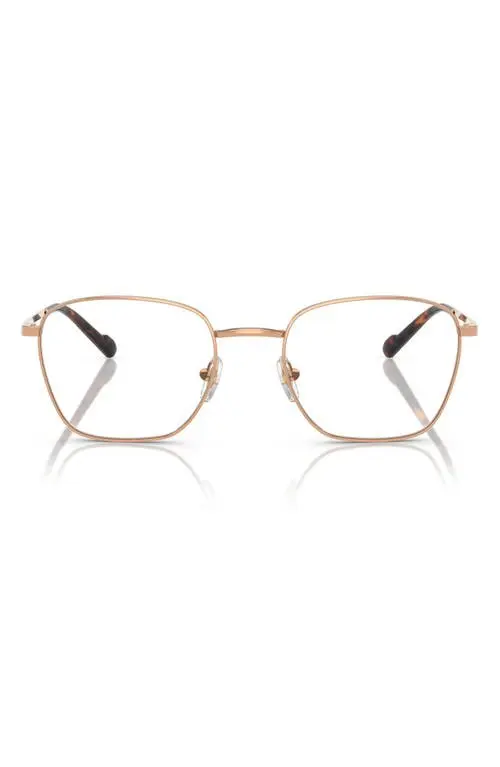 VOGUE 51mm Pillow Optical Glasses - Rose Gold