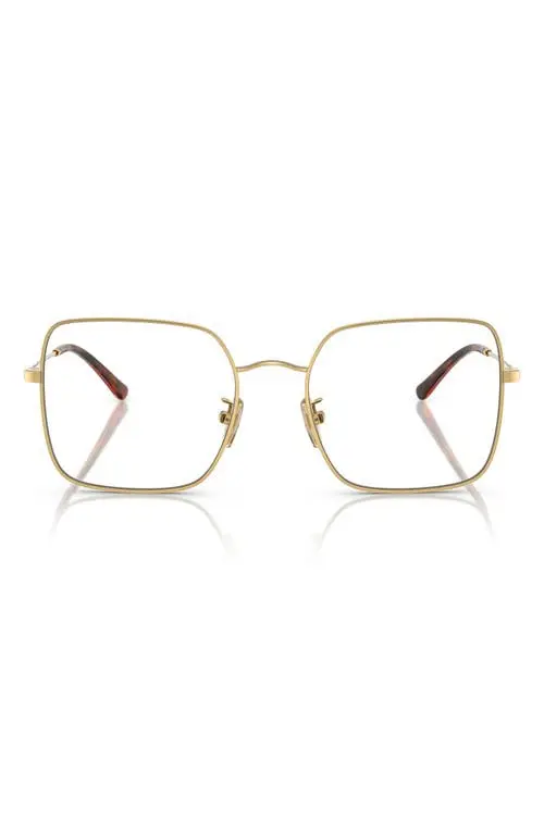 VOGUE 54mm Square Eyeglasses - Gold