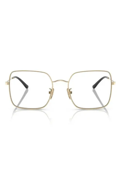 VOGUE 54mm Square Eyeglasses - Pale Gold