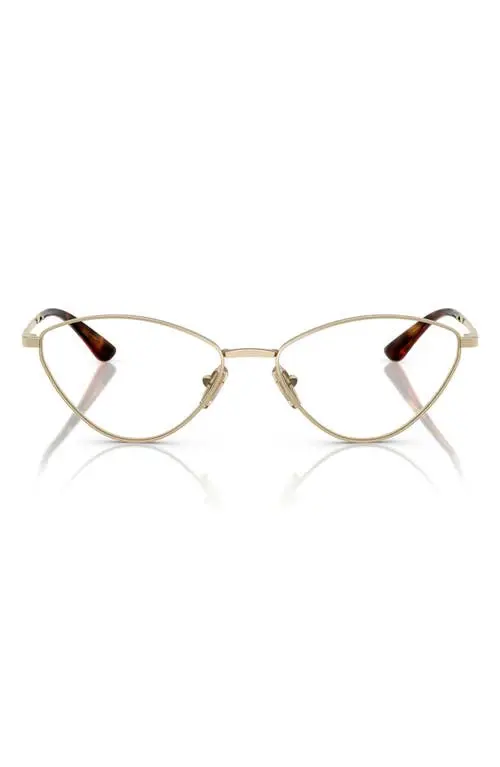 VOGUE 55mm Irregular Eyeglasses - Pale Gold