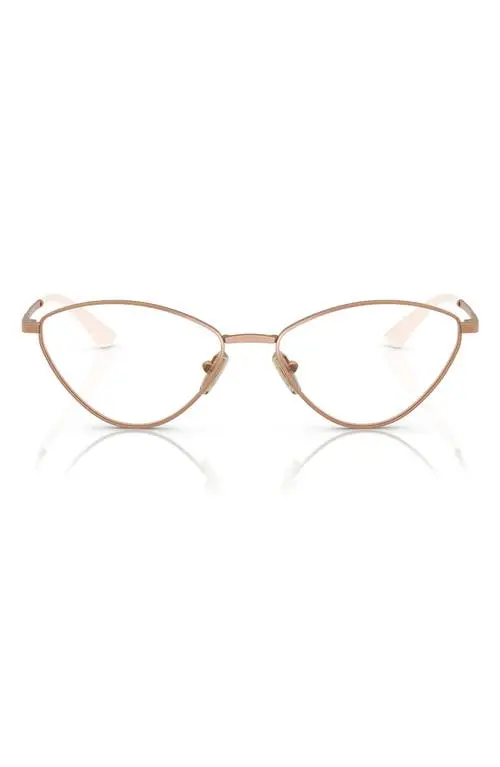 VOGUE 55mm Irregular Eyeglasses - Rose Gold
