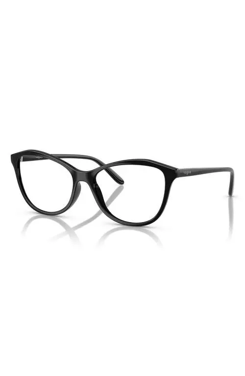 VOGUE 54mm Irregular Optical Glasses - Black