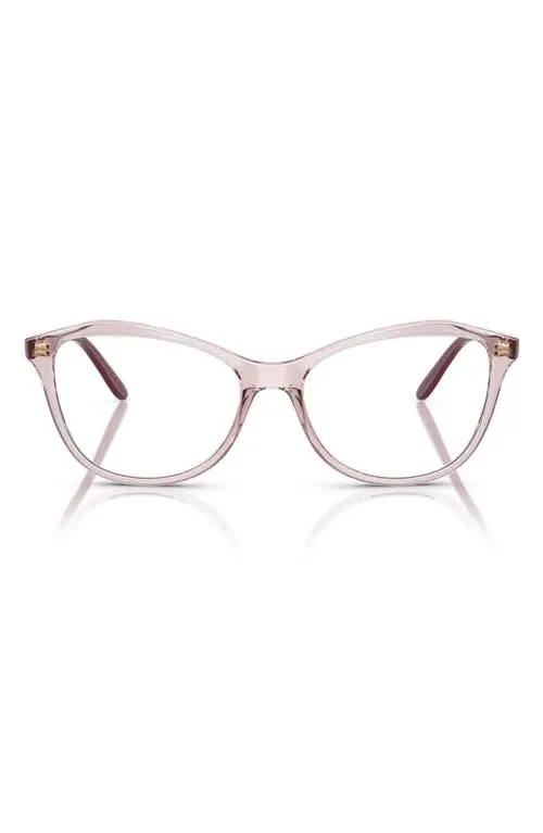VOGUE 54mm Irregular Optical Glasses - Trans Pink
