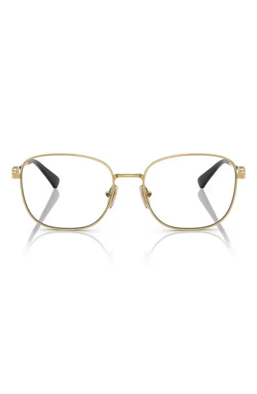 VOGUE 54mm Square Eyeglasses - Gold/black