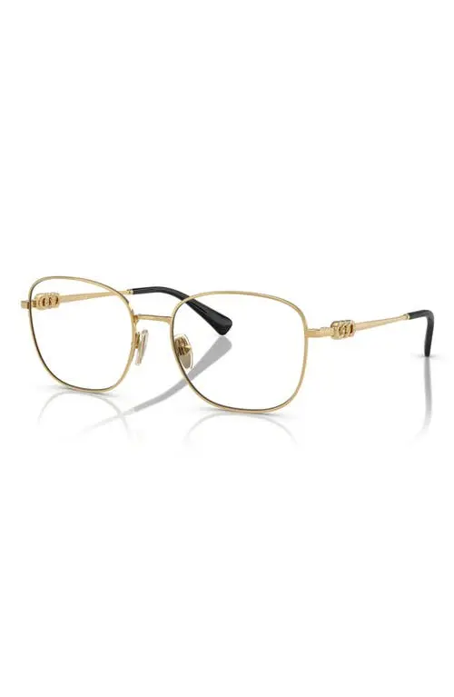 VOGUE 54mm Square Eyeglasses - Gold/black