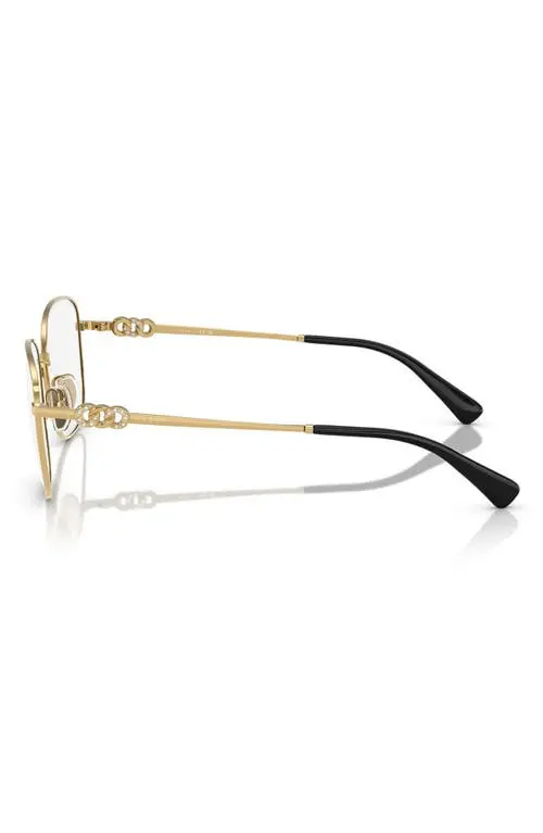 VOGUE 54mm Square Eyeglasses - Gold/black