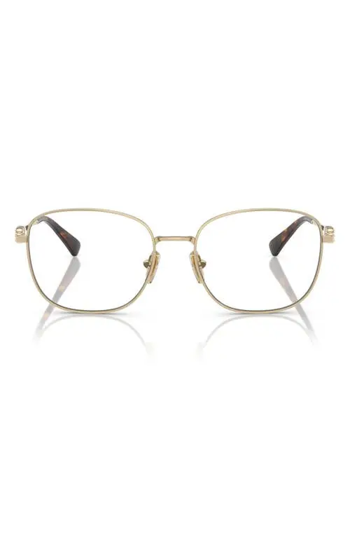 VOGUE 54mm Square Eyeglasses - Pale Gold/ Tort