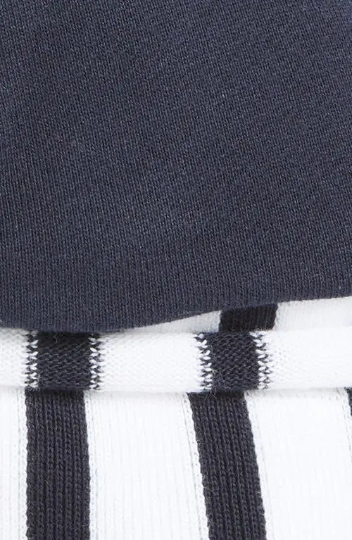Thom Browne Engineered 4-bar Beanie - Navy
