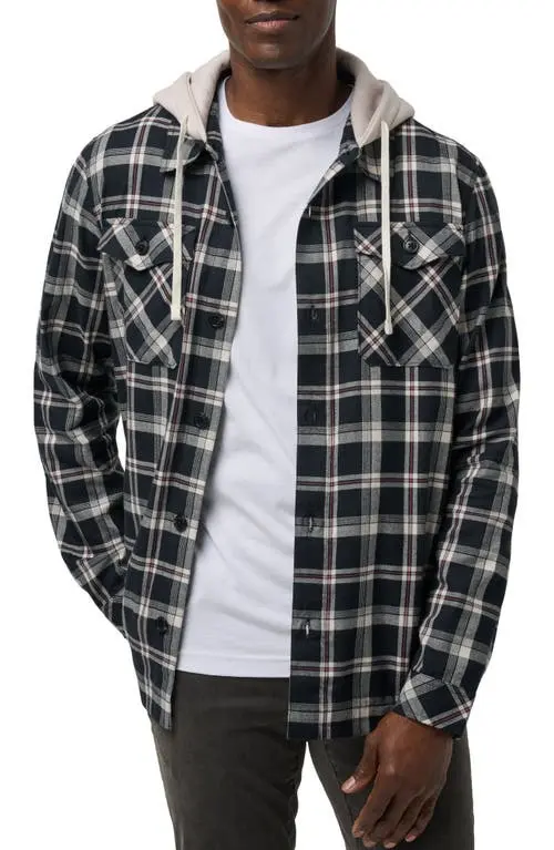 Travis Mathew Baubles Plaid Hooded Jacket