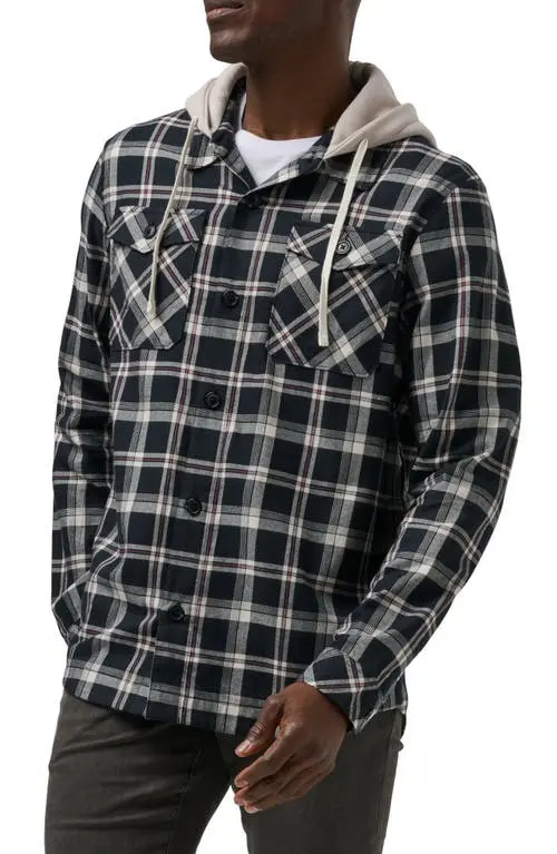 Travis Mathew Baubles Plaid Hooded Jacket