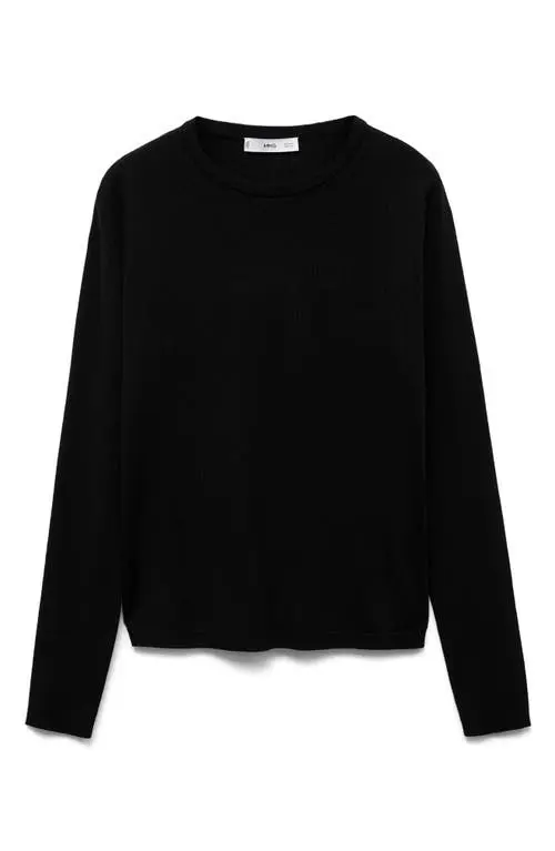 Mango Lightweight Crewneck Sweater