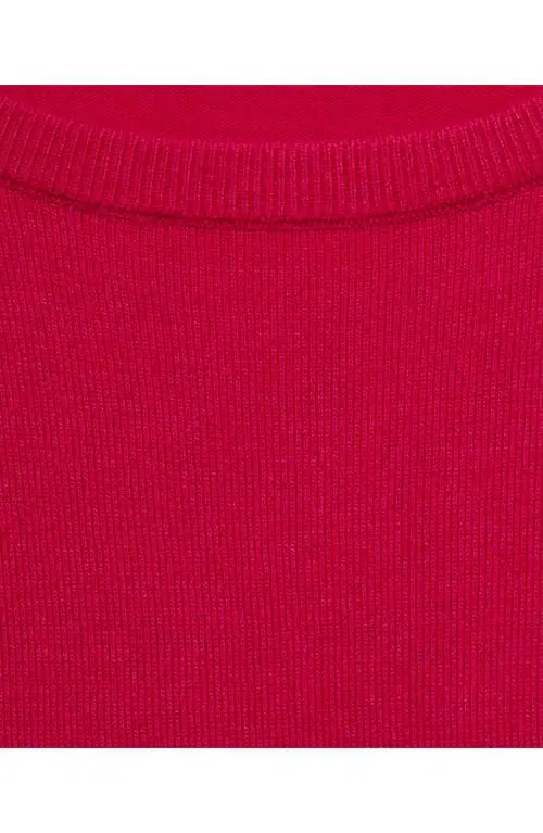 Mango Lightweight Crewneck Sweater - Fuchsia
