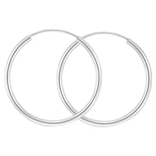 DONATELLO GIAN Name' Sterling Hoop Earrings - Silver