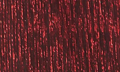 Vince Camuto Smocked Cuff Metallic Top - Red