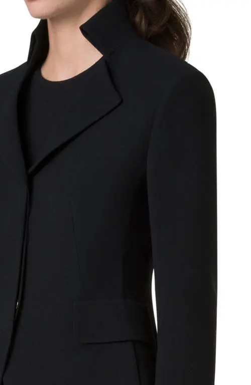 Akris Amber Virgin Wool Crop Jacket