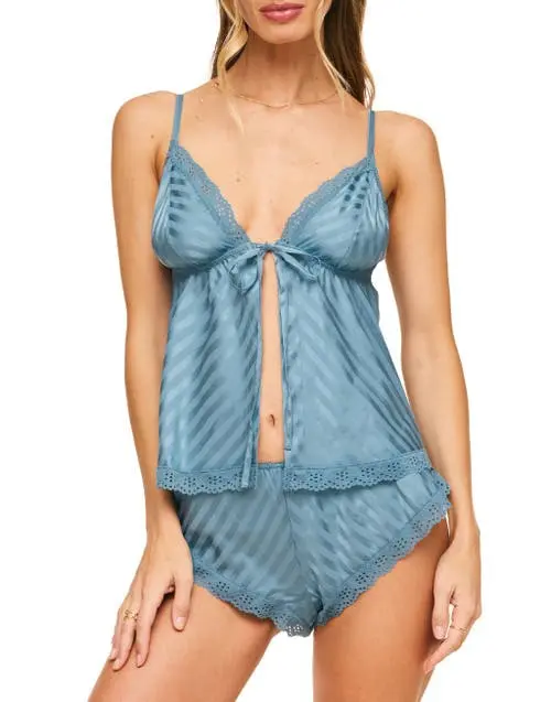 ADORE ME Trish Cami & Shorts Set Lingerie - Medium Blue