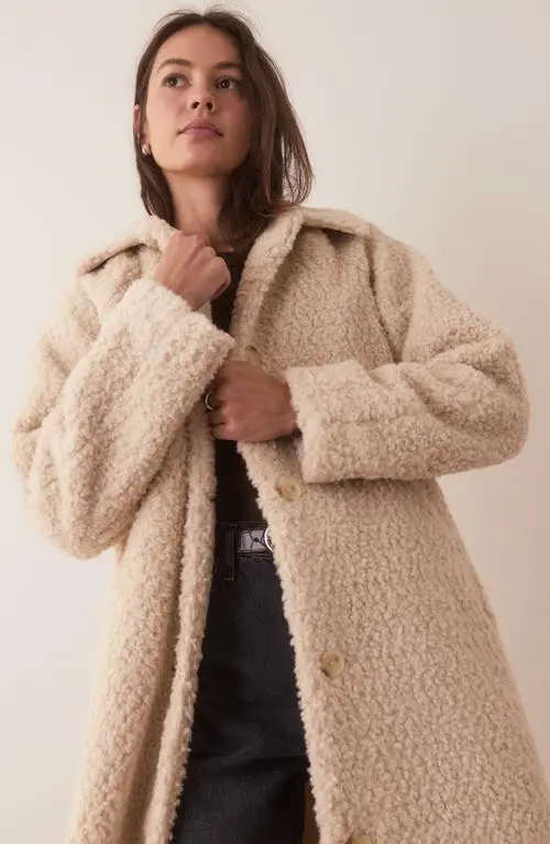 Marine Layer Faux Shearling Coat