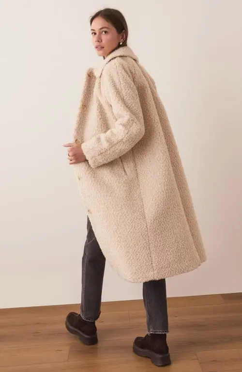 Marine Layer Faux Shearling Coat
