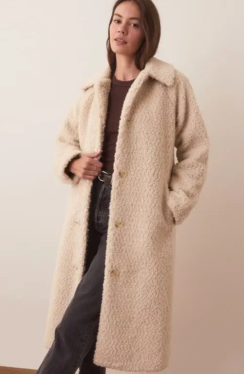 Marine Layer Faux Shearling Coat