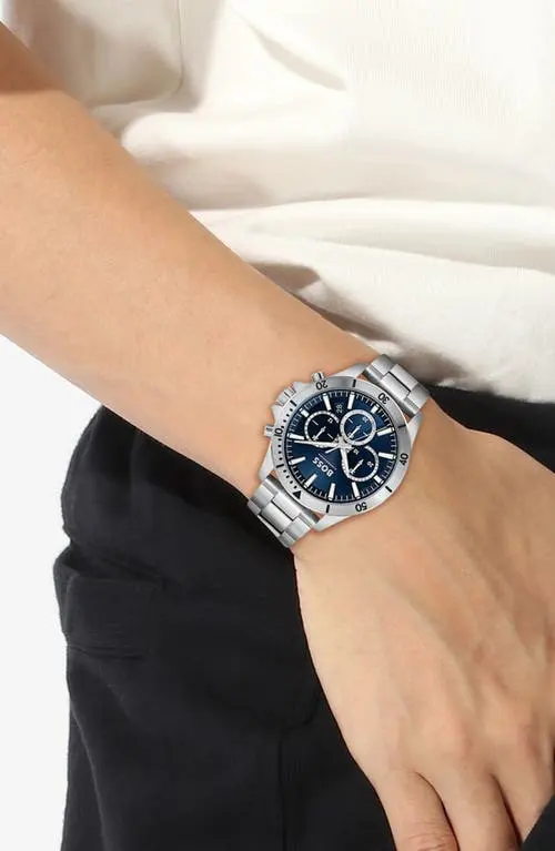 BOSS Troper Chronograph Bracelet Watch - Blue
