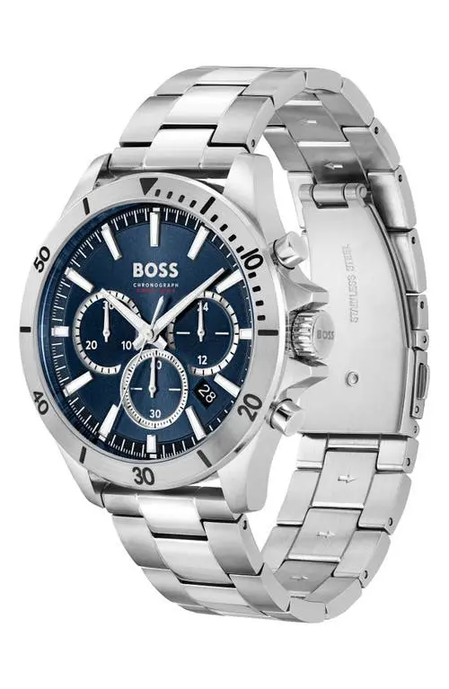 BOSS Troper Chronograph Bracelet Watch - Blue
