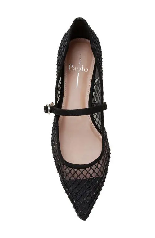Linea Paolo Nadeen Pointed Toe Flat - Black