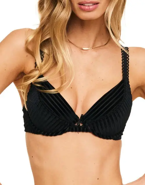 ADORE ME Evie Push Up Plunge Bra - Black