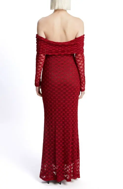 chinese dress ladies Rabanne Black Lace Maxi Dress