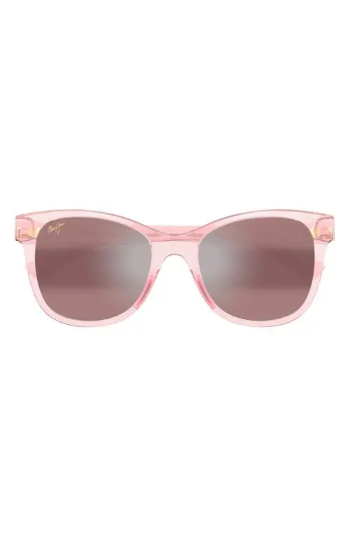 Maui Jim Kioppa 54mm Butterfly Sunglasses - Pink/ Maui Rose