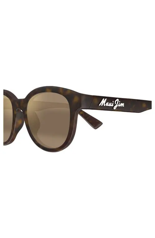 Maui Jim Ihupani Round Sunglasses - Brown