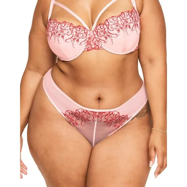 ADORE ME Erica Thong Panties - Light Pink