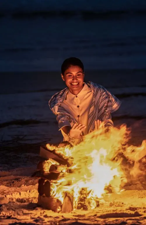 ANSEA Organic Cotton Button-down Shirt - Bone