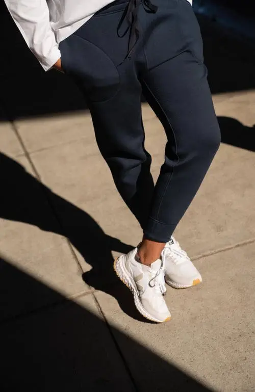 ANSEA Reversible Sweatpant - Navy/camel