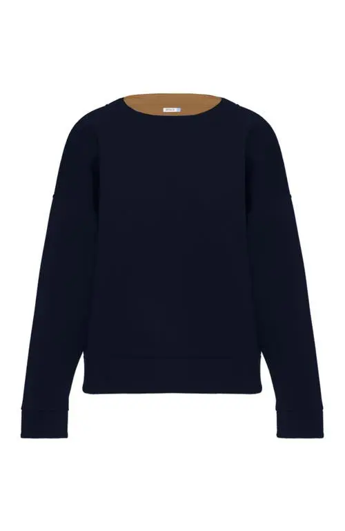 ANSEA The Reversible Sweatshirt - Navy