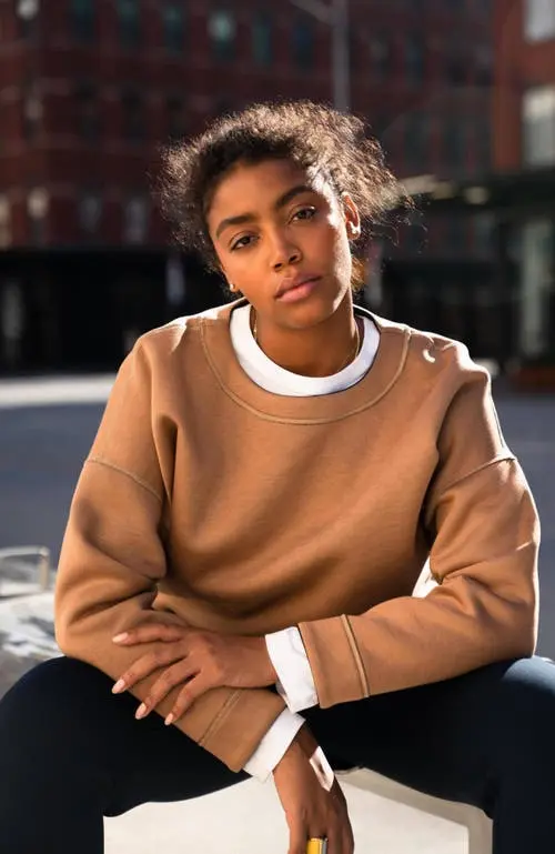 ANSEA Reversible Sweatshirt - Navy