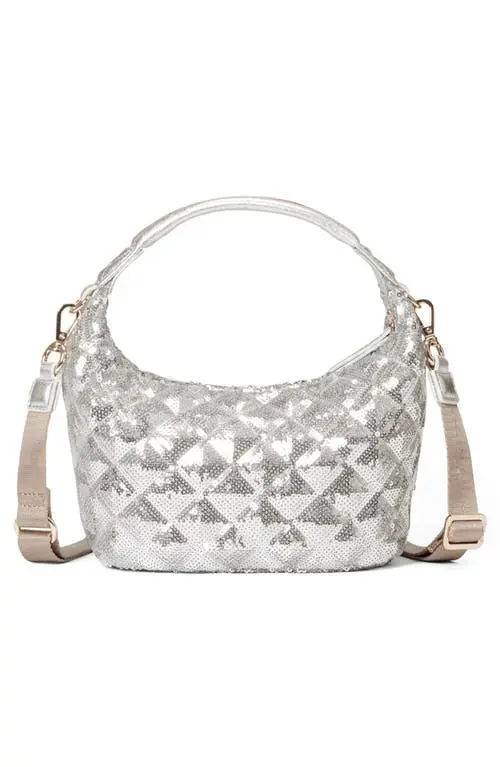 Mz Wallace Mini Metro Sequin Top Handle Bag