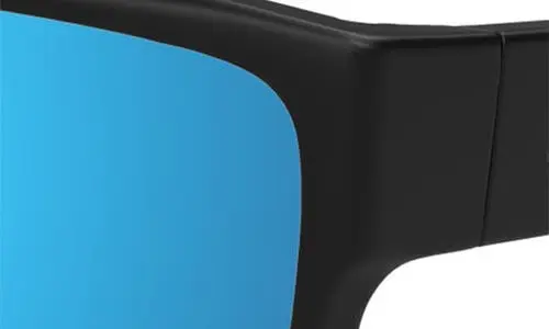 Maui Jim Uila Rectangular Sunglasses - Black/ Blue Hawaii