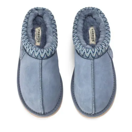 DEARFOAMS Fireside Greta Clog Slipper - Flint Stone