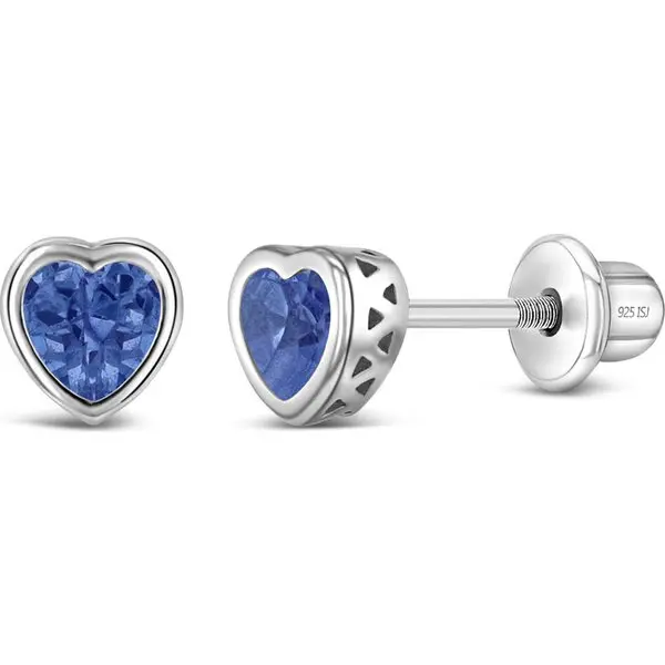 IN SEASON JEWELRY Cubic Zirconia Heart Earrings - December