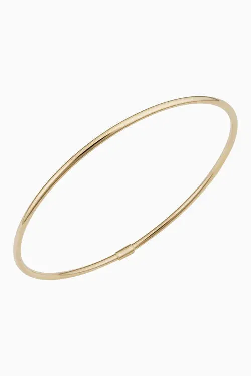 ORADINA 14k Gold Bangle Bracelet - Yellow Gold