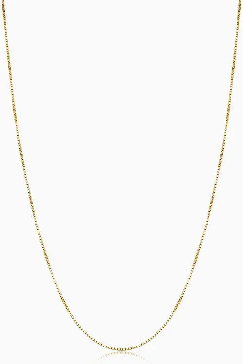 ORADINA 18k Gold Bodega Box Chain - Yellow Gold