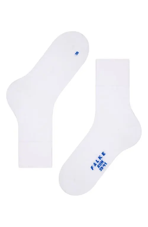Falke Run Crew Socks - White