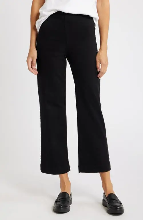 Frank & Eileen Westport Ankle Wide Leg Pants - Black