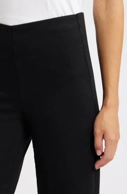 Frank & Eileen Westport Ankle Wide Leg Pants - Black