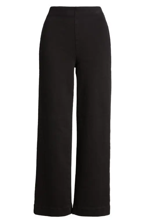 Frank & Eileen Westport Ankle Wide Leg Pants - Black
