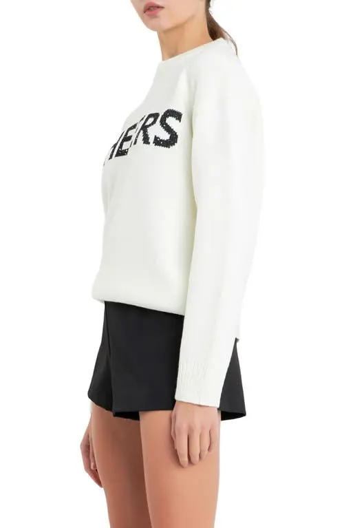 English Factory Lettering Sweater