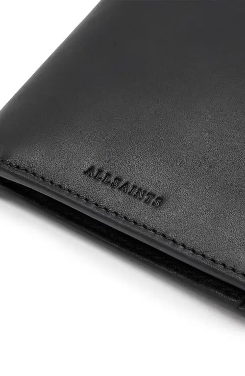 ALLSAINTS Delph Leather Wallet - Black